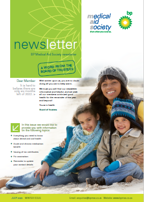 BP Medical Aid Society - Brochures and Publications