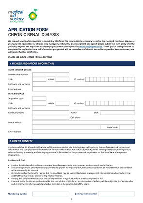 BP Medical Aid Society - Renal Care Management Programme