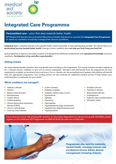 BP Medical Aid Society - Integrated Care Programme